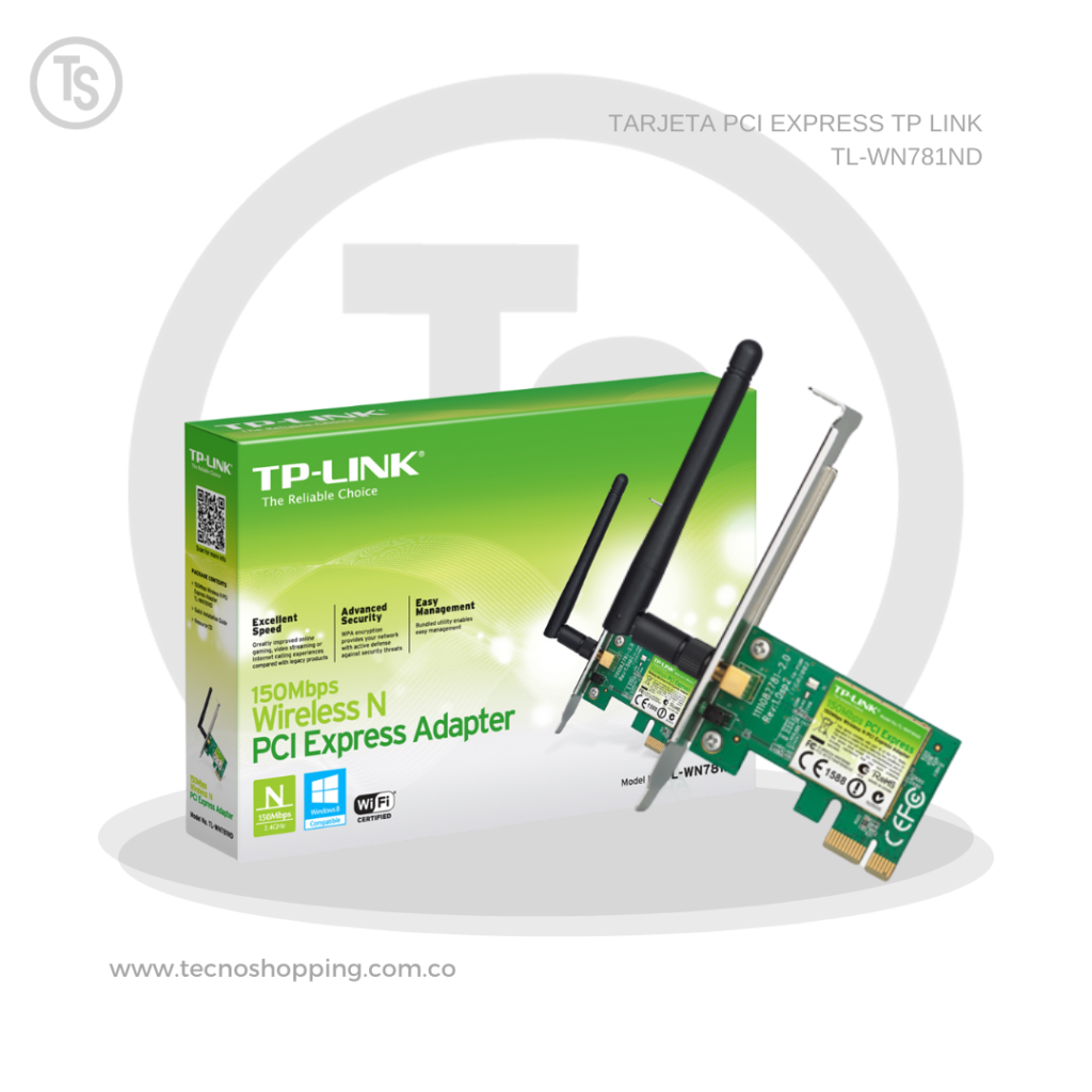 TARJETA PCI EXPRESS TP LINK TL-WN781ND – Tecno Shopping Colombia