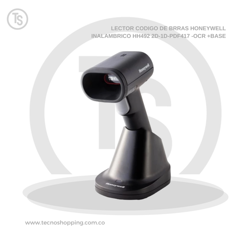 LECTOR CODIGO DE BARRAS HONEYWELL INALAMBRICO HH492 2D-1D-PDF417 -OCR +BASE – Tecno Shopping ...
